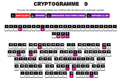 Cryptogramme - FADOQ - La FADOQ est le plus grand organisme d’aînés au ...