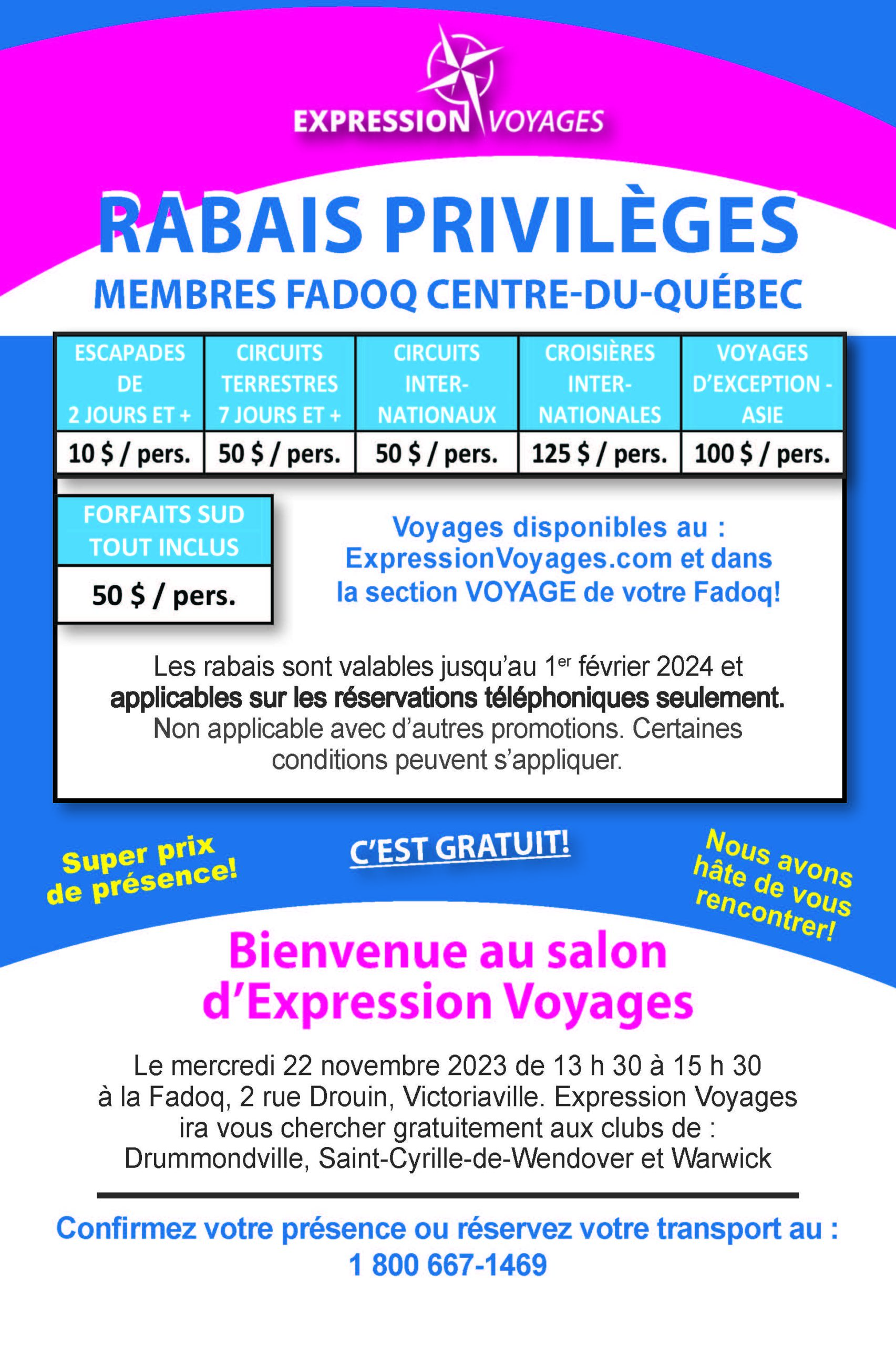 Guide voyages - Loisirs et événements - FADOQ - Le Réseau FADOQ est le ...