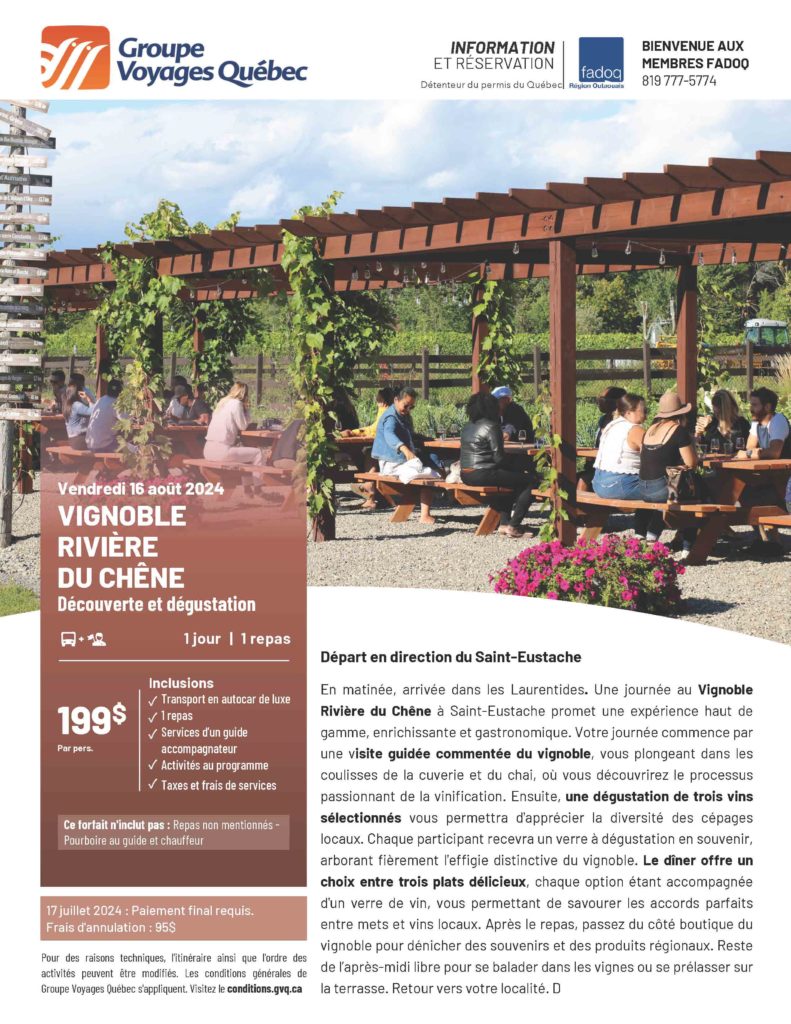 Répertoire des voyages 2024 - Loisirs et événements - FADOQ - Le Réseau ...